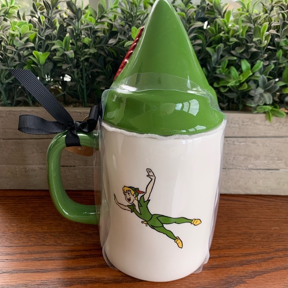 Rae Dunn | Dining | Rae Dunn X Disney Peter Pan Mug With Topper | Poshmark